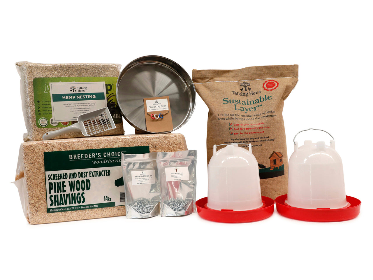 Essentials Starter Bundle for Chickens | Talking Hens