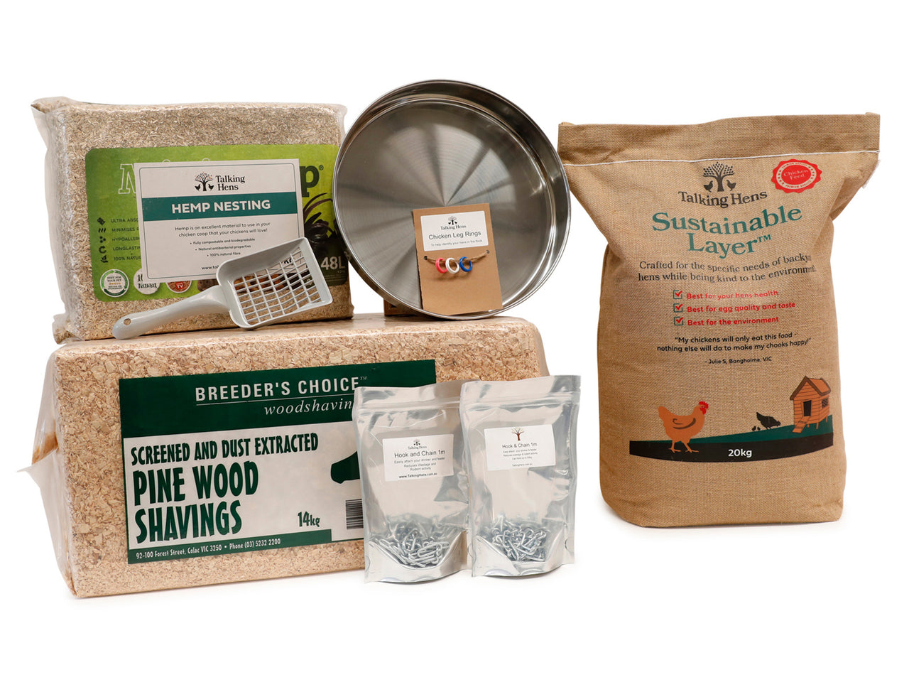 Essentials Starter Bundle for Chickens | Talking Hens
