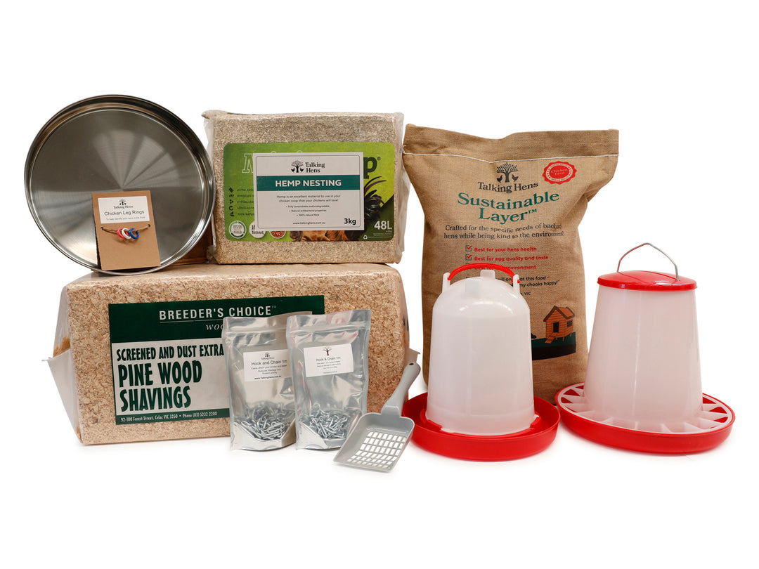Essentials Starter Bundle for Chickens | Talking Hens
