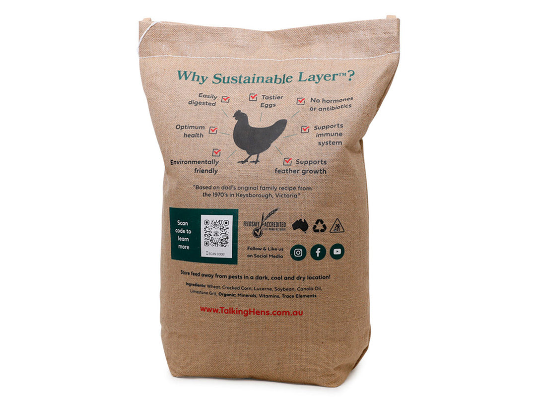 Sustainable Layer Feed – Talking Hens Premium Chicken Feed